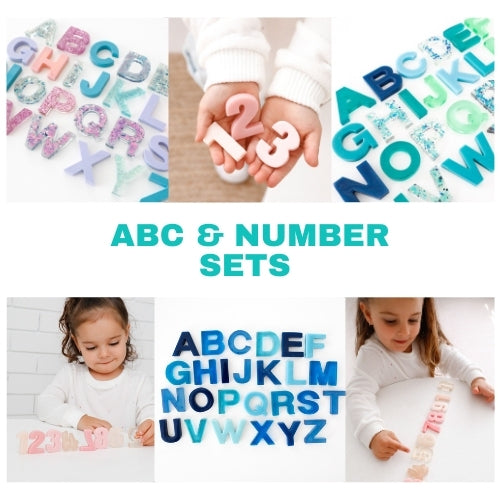 Alphabet & Number Sets – Explore with Resin